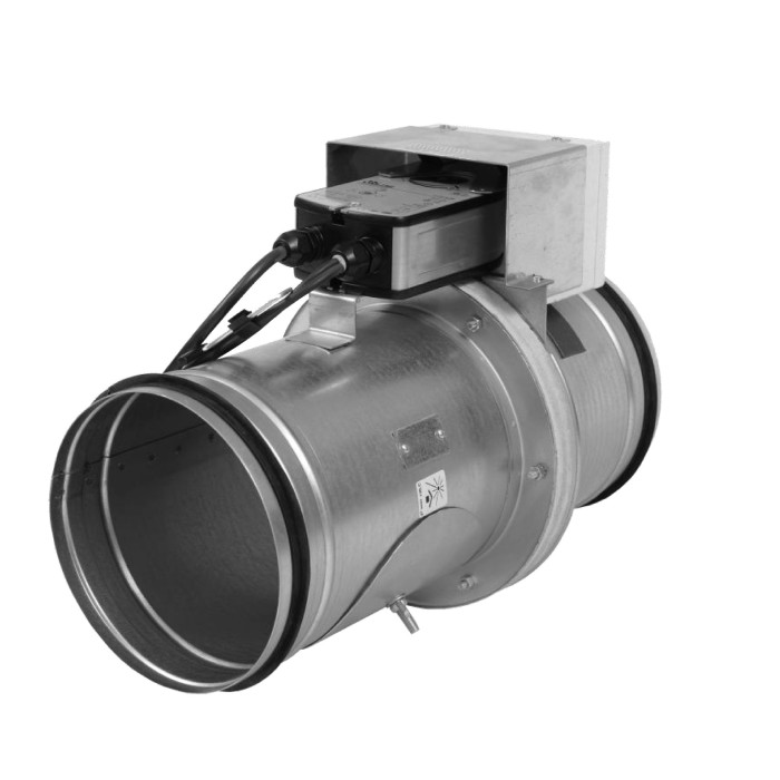 FDMB-R (circular fire damper UNI-1366-2, Ø 160 mm to 630 mm)